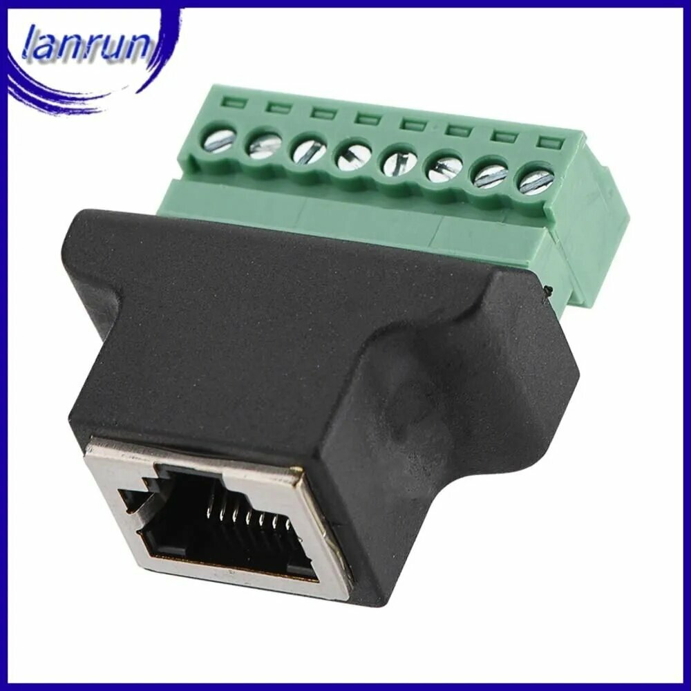 Адаптер с винтовыми клеммами RJ45 (материнство) Перевод 8PIN
