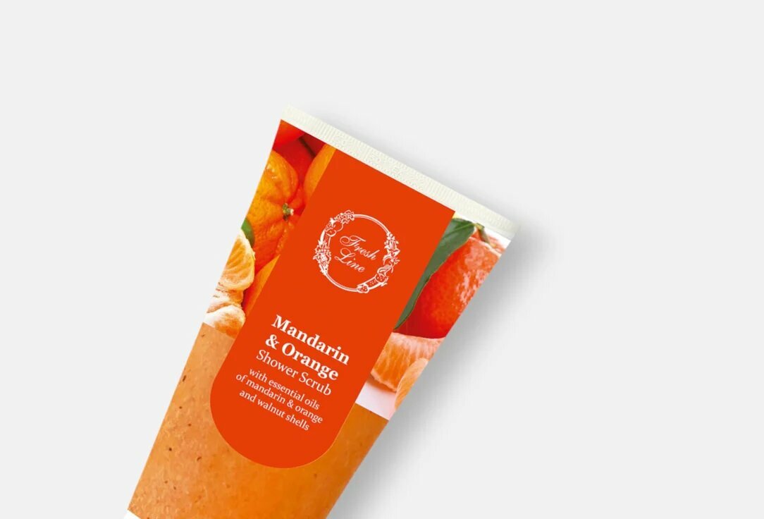 Fresh Line Mandarin and Orange Гель-скраб для душа 150мл
