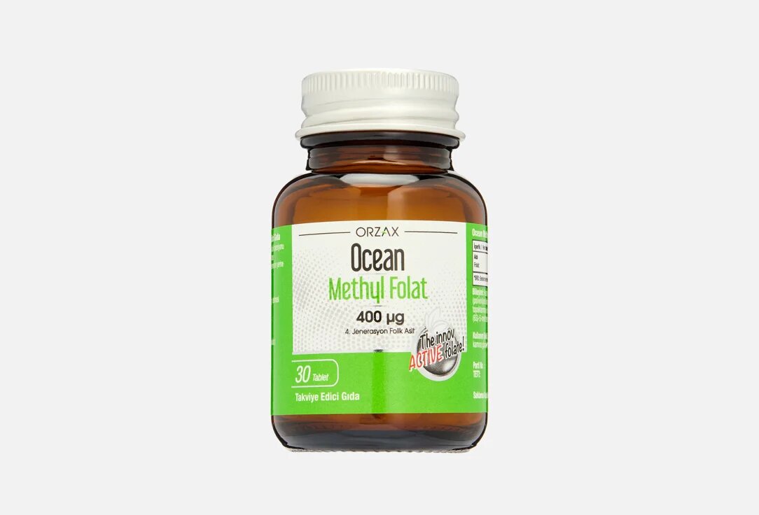 Orzax Ocean 400 мг в таблетках Метилфолат 30 шт