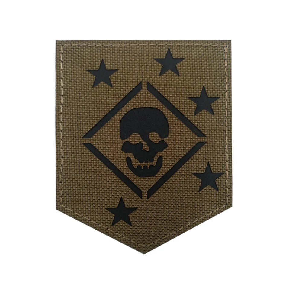 Светоотражающая заплатка LIBERWOOD Kandahar Whacker USMC Ghost