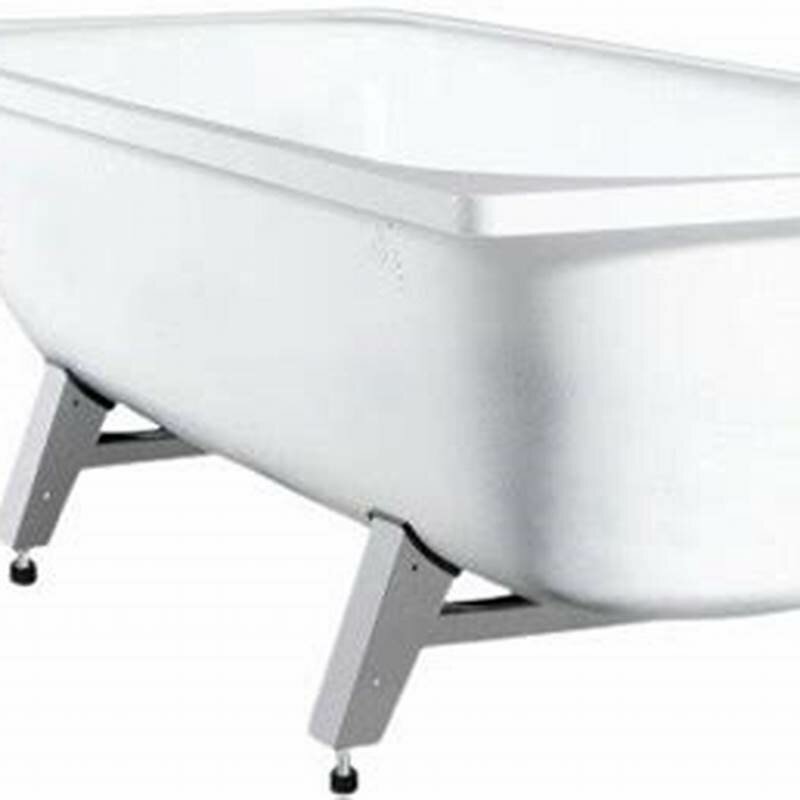 Ванна стальная ANTIKA 160 × 70 × 40, «Белая орхидея», с опорной подставкой, ОР-61200