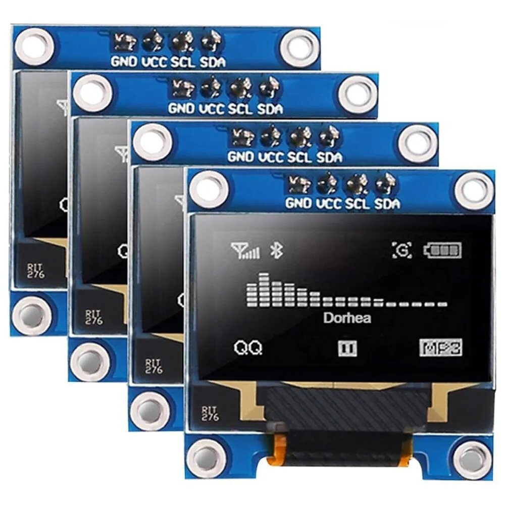 0,96-Дюймовый OLED-Дисплей SSD1306 128x64 I2C IIC Плата Экрана