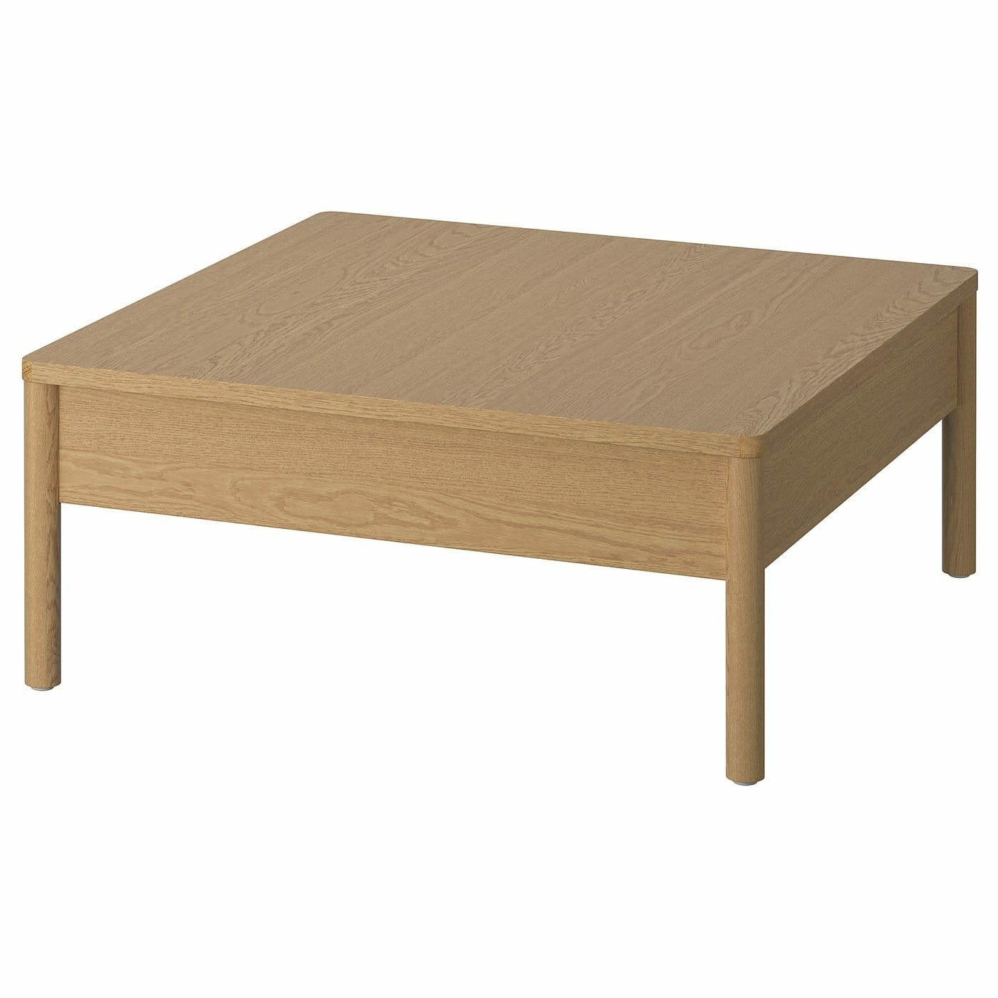 Журнальный стол IKEA TONSTAD, дубовый шпон, 84x82 см 104.893.11