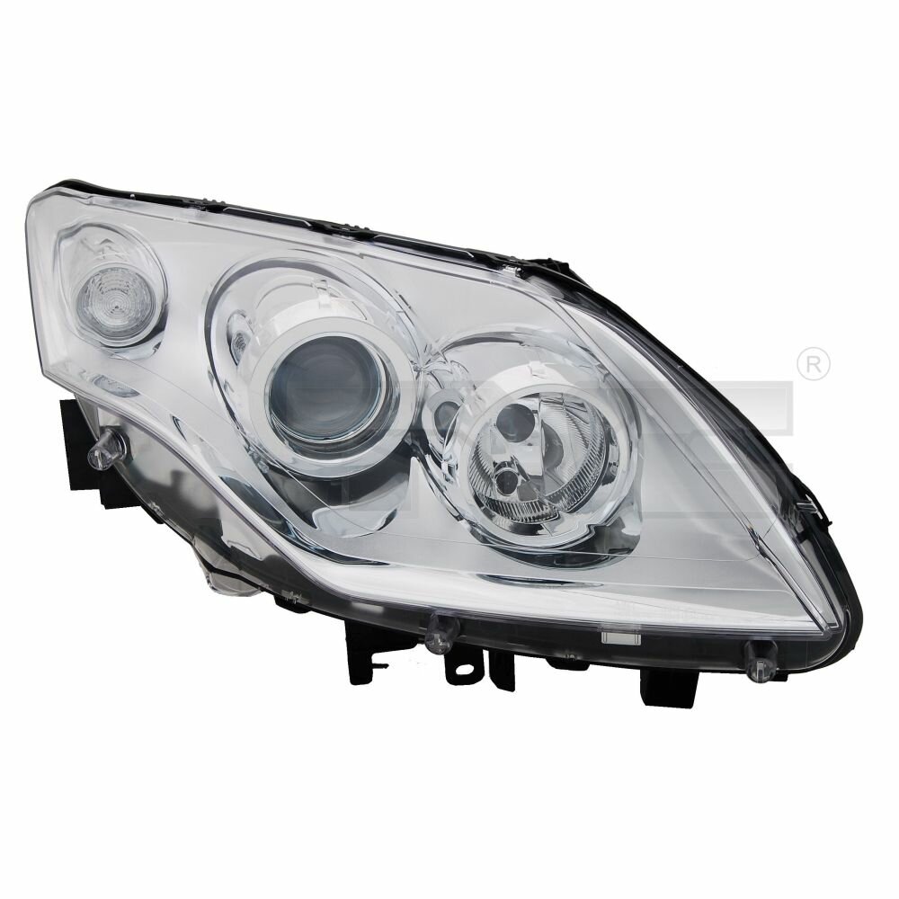 Фара правая для Renault Laguna 3 2007-2010, Рено Лагуна 3 фара правая TYC 20-b351-05-2b, oem 260100038R