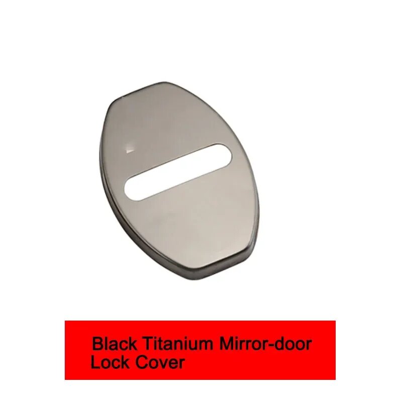 Для Audi A3 A1 A4 B7 B8 B9 A5 A6 C7 C8 A7 Q3 Q5 Q7 S3 S5 4 шт. Чехол для дверного Black Titanium