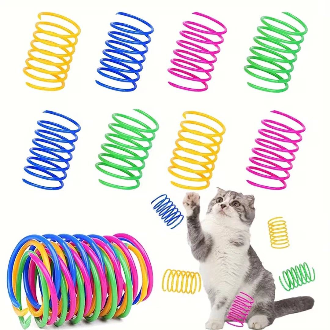 Пружинные игрушки для кошек Kitten Coil 5Pcs
