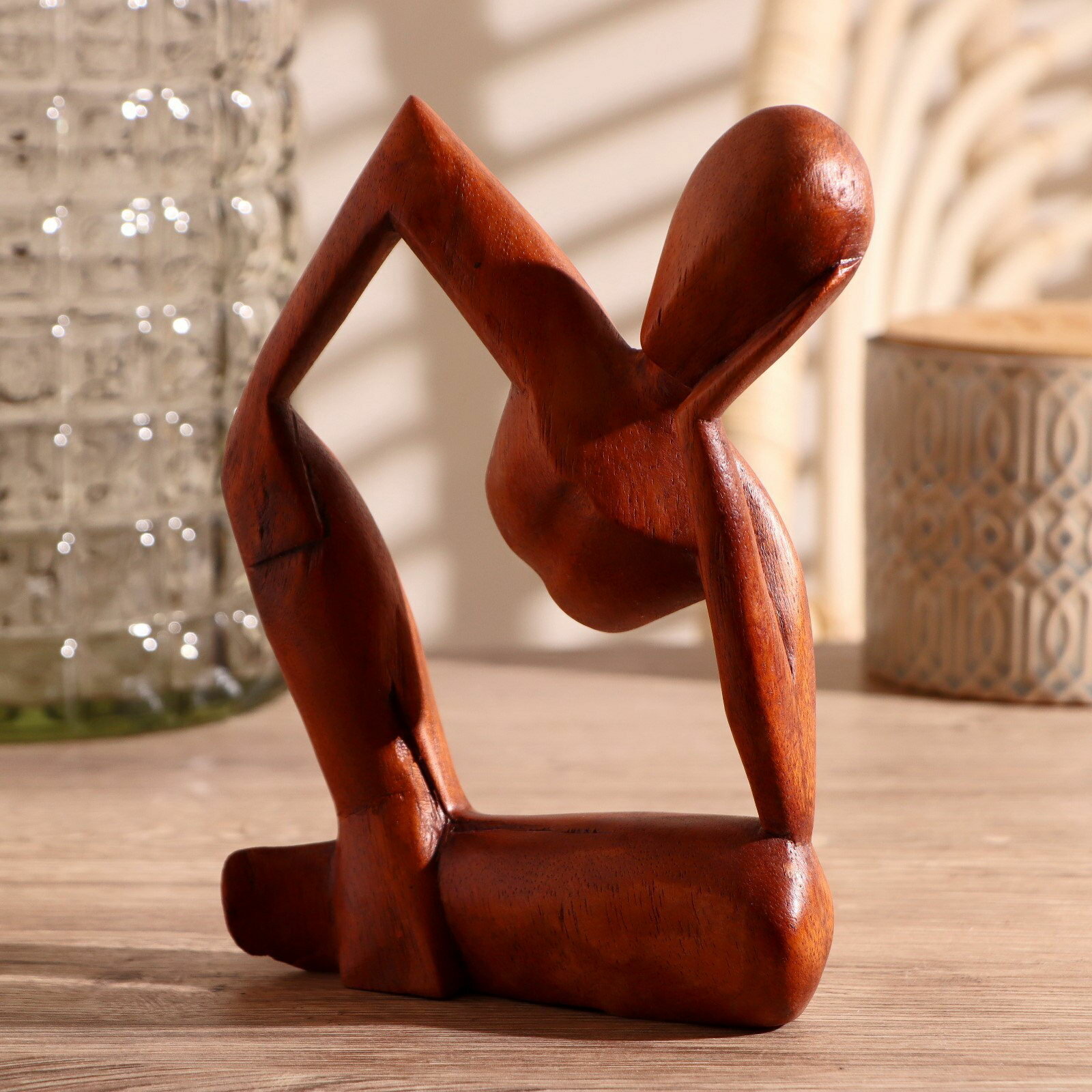 Сувенир "Думающий человек", 18x13x3 см, дерево, тематика праздника: универсальная тематика