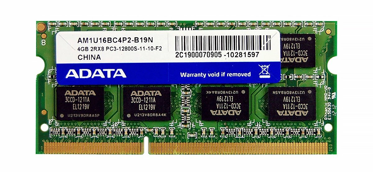 Оперативная память Adata DDRIII 4Gb AM1U16BC4P2-B19N