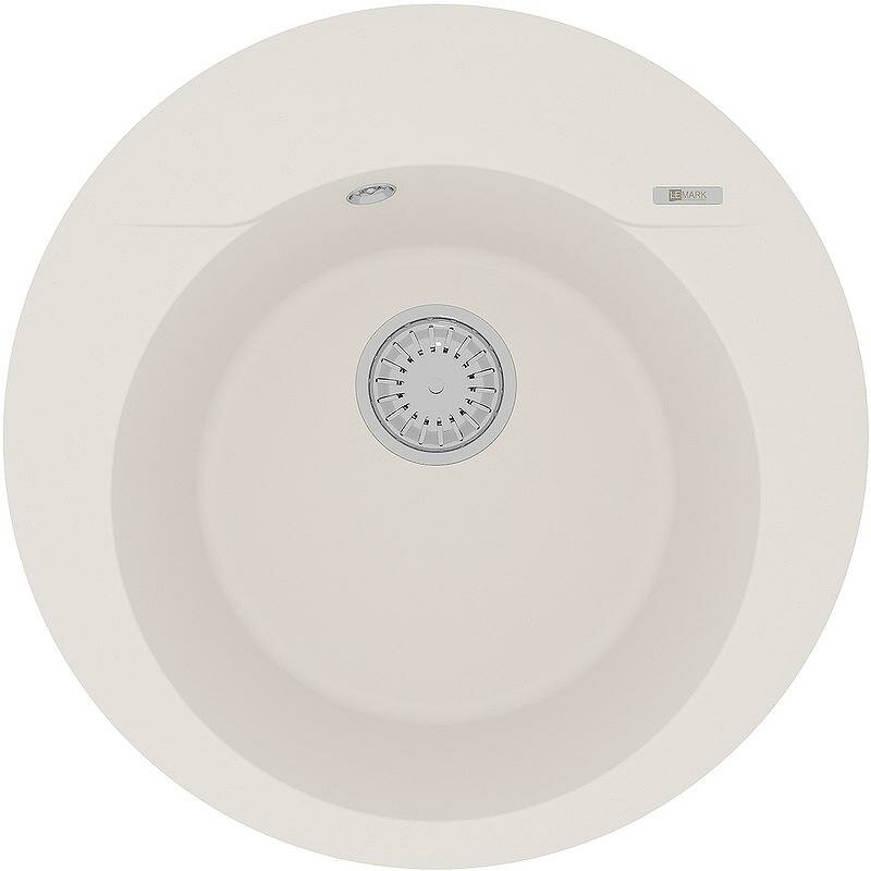 Мойка для кухни Lemark Sula 50х50 9910004 жасмин, 1 чаша, кварцевый гранит
