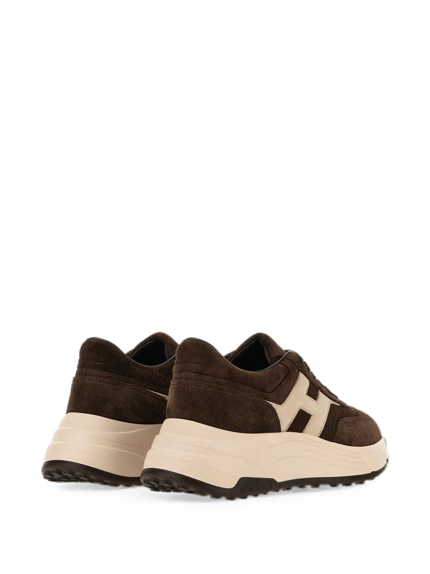 Кроссовки Hogan Hi-Fi sneakers, размер 40 EU, brown — фото 1