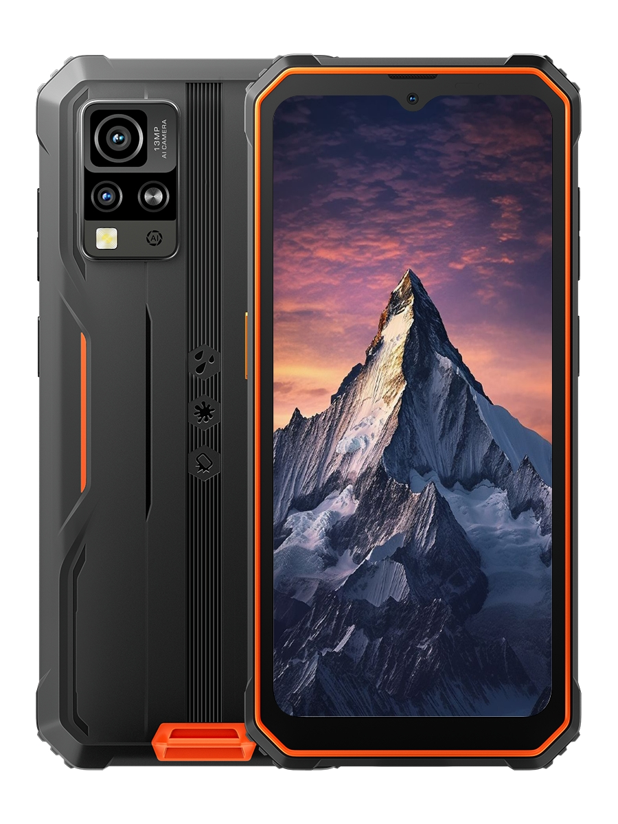 Смартфон Blackview BV4800 Pro 128Gb 4Gb оранжевый/черный