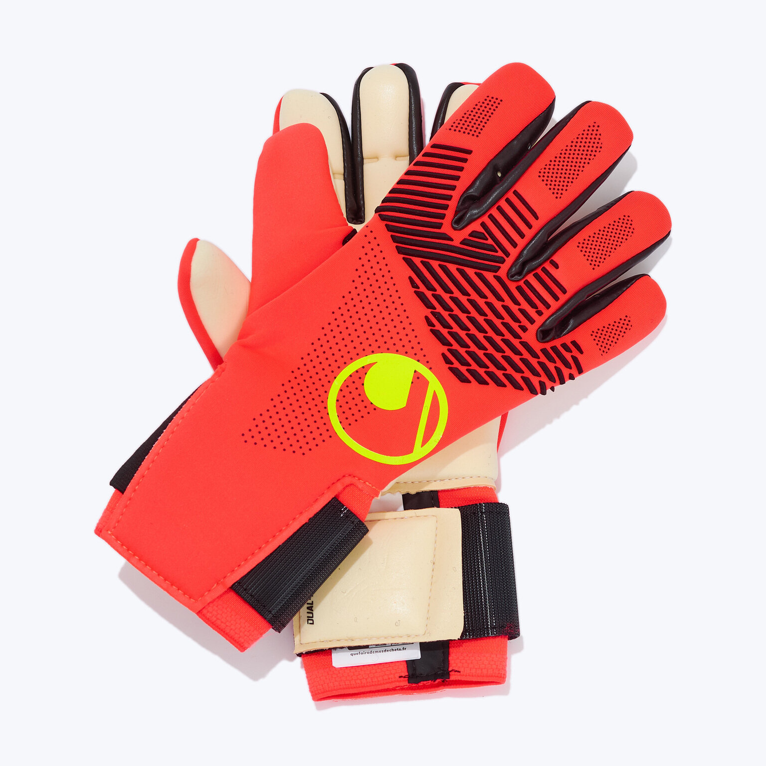 Перчатки вратарские UHLSport FM ZNE Absolutgrip HN Fit 101141401, размер 9.5 (9.5 Размер), Красный