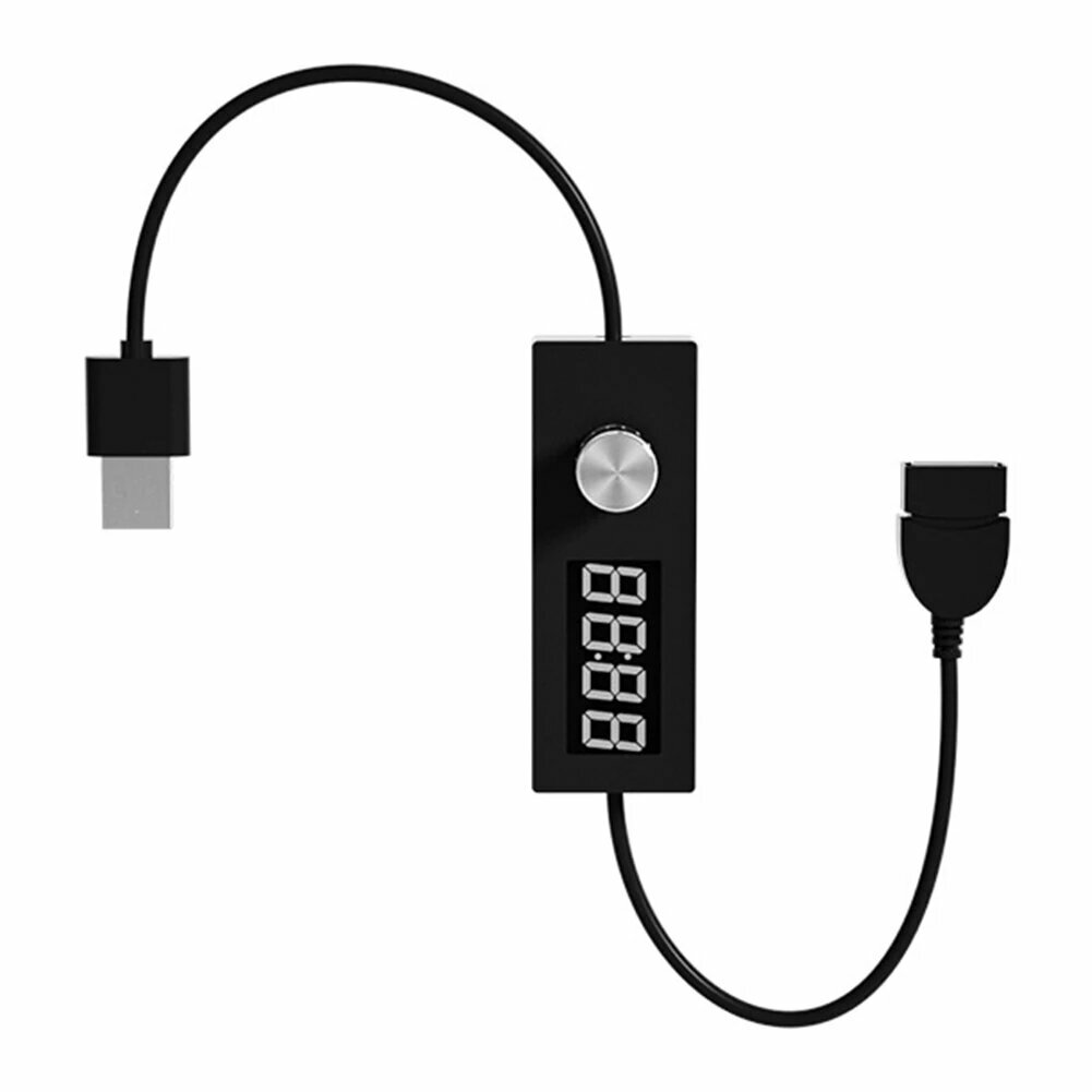 Кабель-таймер USB с цифровым отсчетом времени и функцией автоматического отключения питания, подходит для аквариумов и USB-устройств.