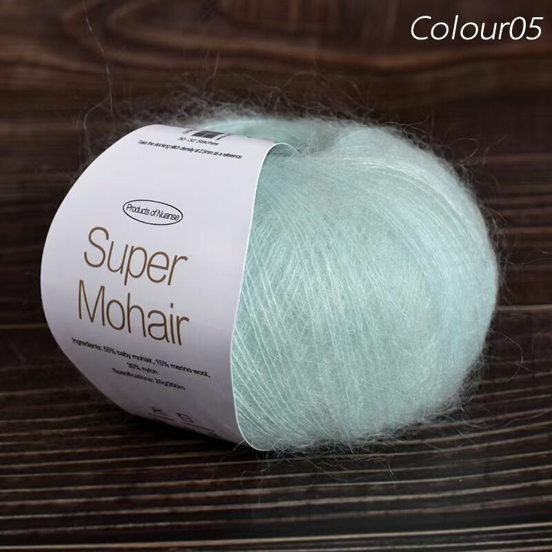 Пряжа Super Mohair (детский мохер 55%) мохер 55% супер мохер