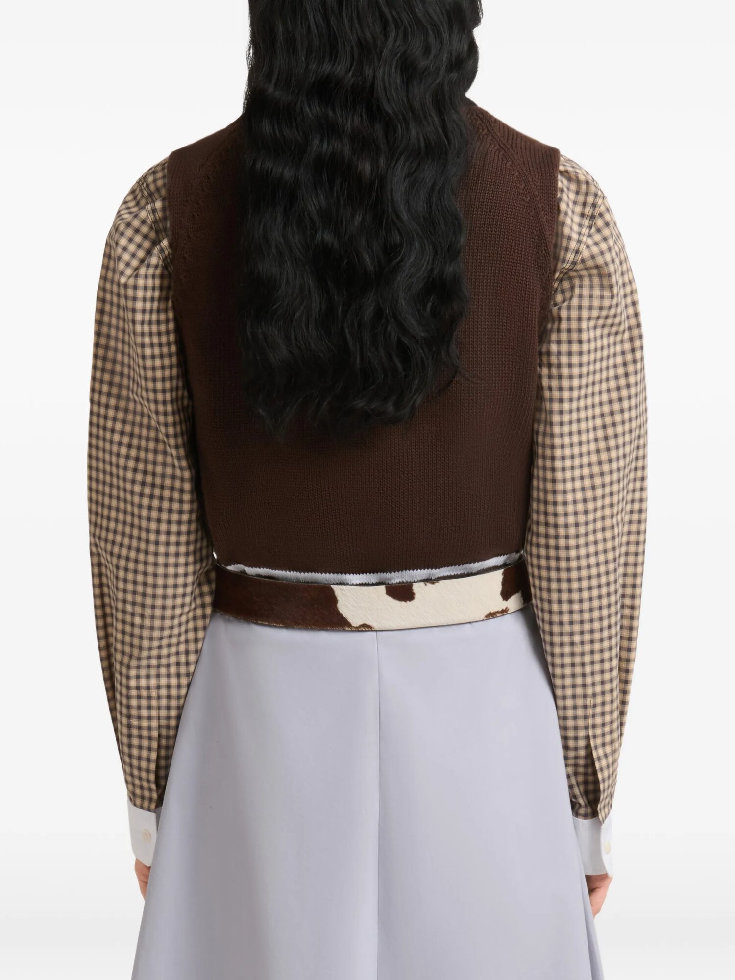 Свитер Marni Raglan cap-sleeve sweater, размер 38, , коричневый — фото 1