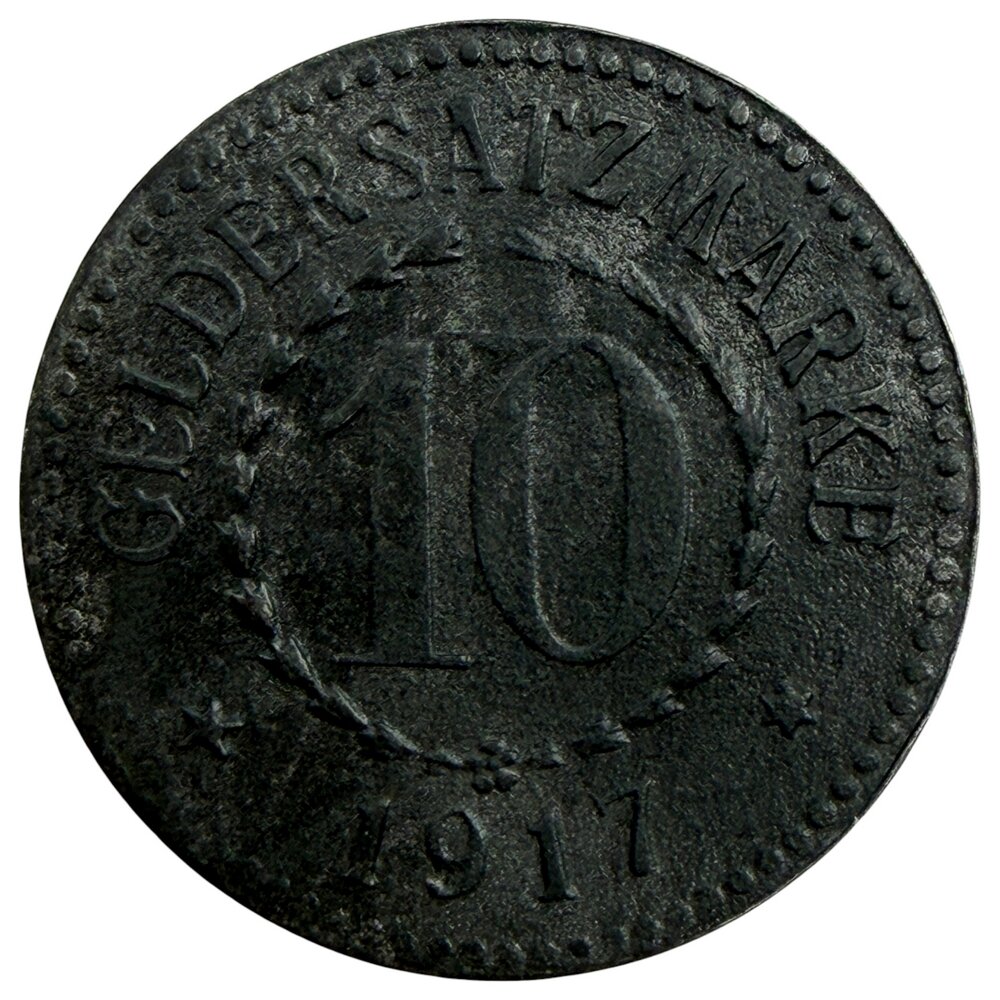 Германия, Германская империя, Позен 10 пфеннигов 1917 г.