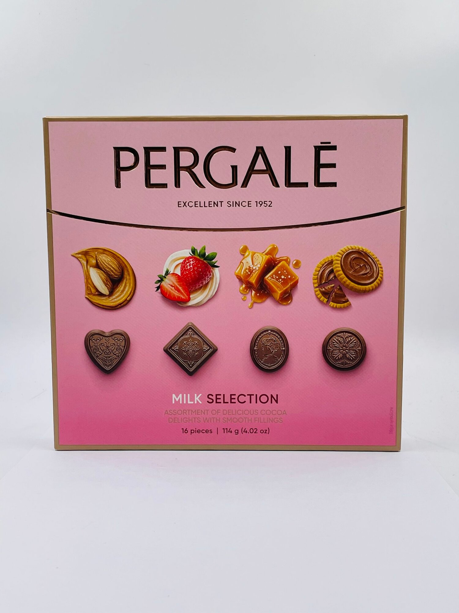 Шоколадные конфеты ассорти Pergale Milk Selection 114 г (из Финляндии)