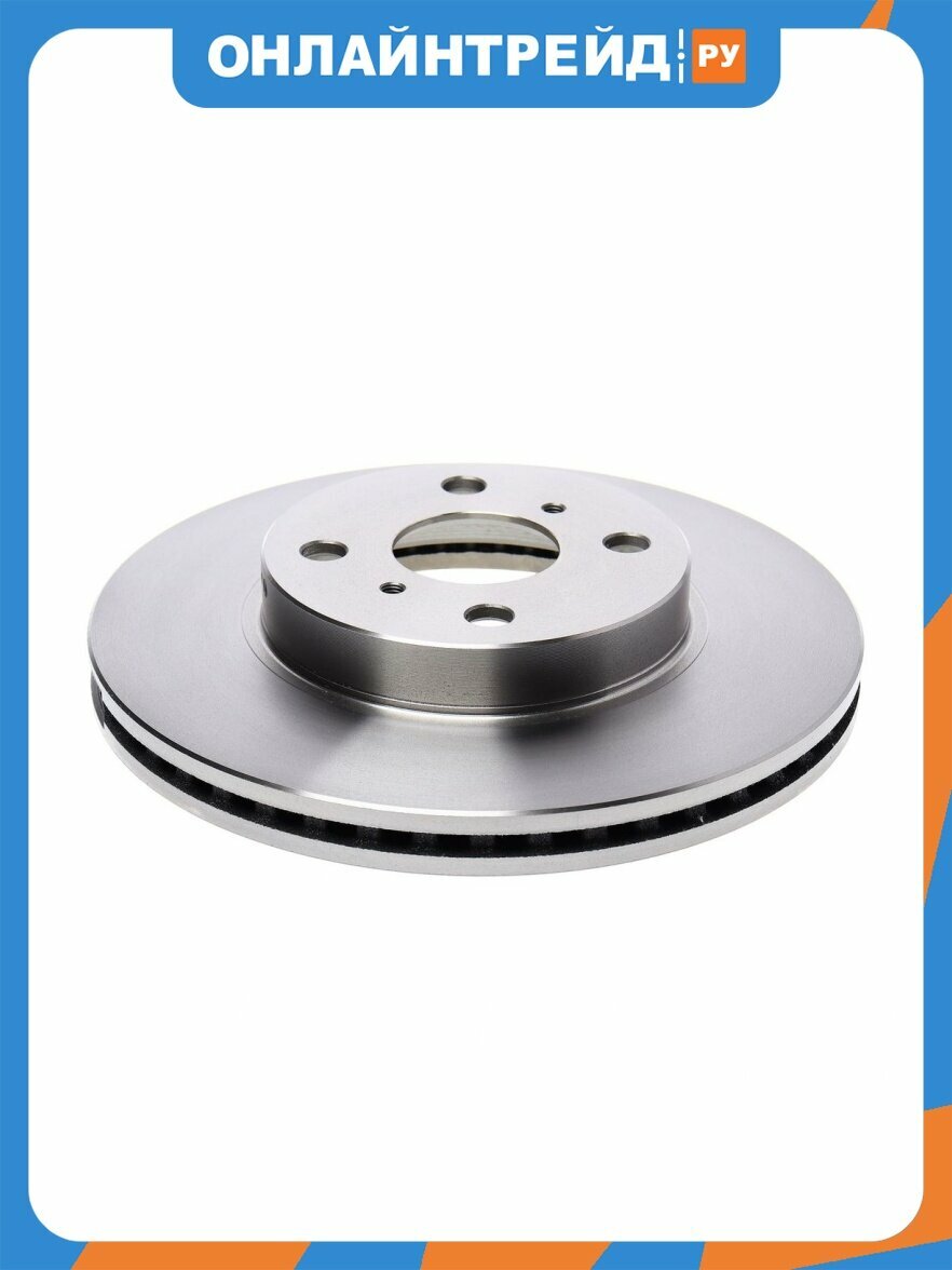 Комплект тормозных дисков Bosch TOYOTA Yaris (06-) передний (упак 2 шт), 0986479430