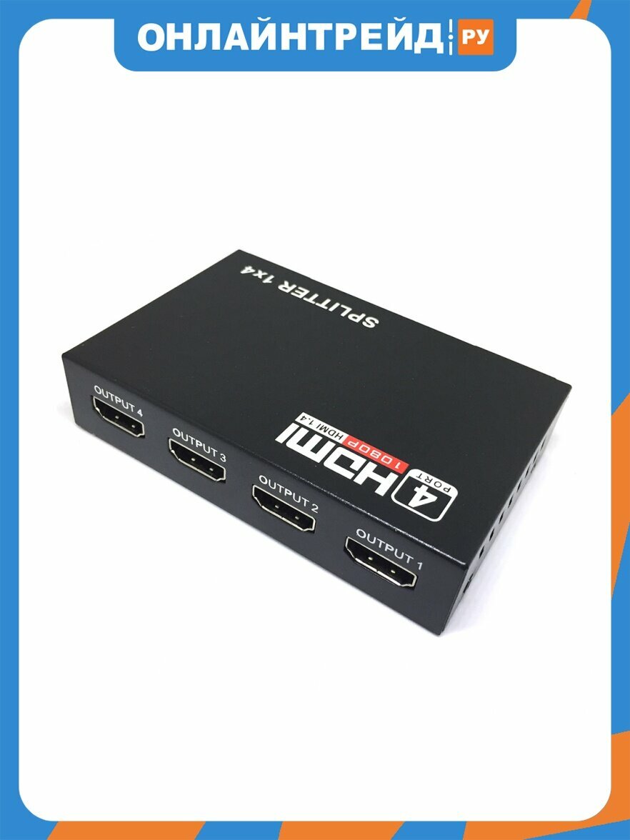 Разветвитель HDMI 1x4 Espada EDH12 + б. п.