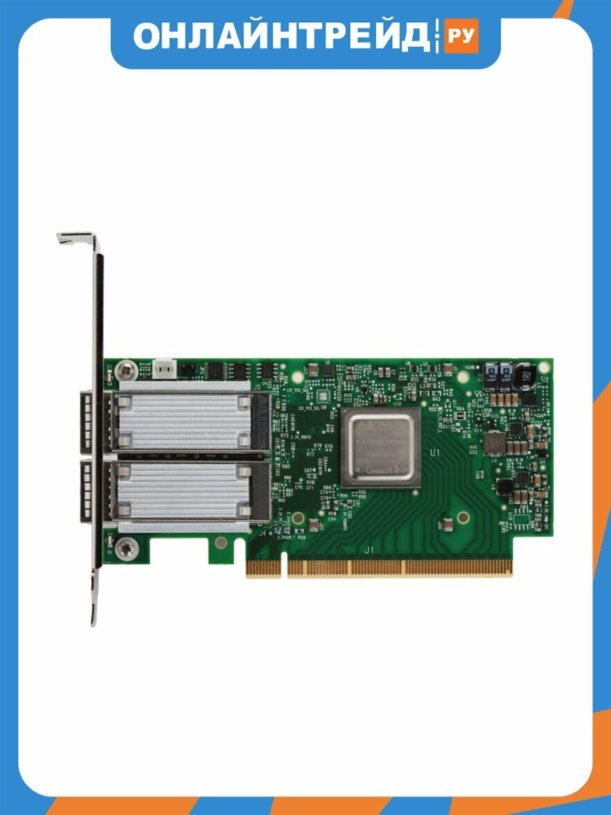 Сетевой адаптер Mellanox MCX516A-CCAT ConnectX-5 EN network 100GbE 2port QSFP28 PCIe3.0 x16 (MCX516A-CCAT)