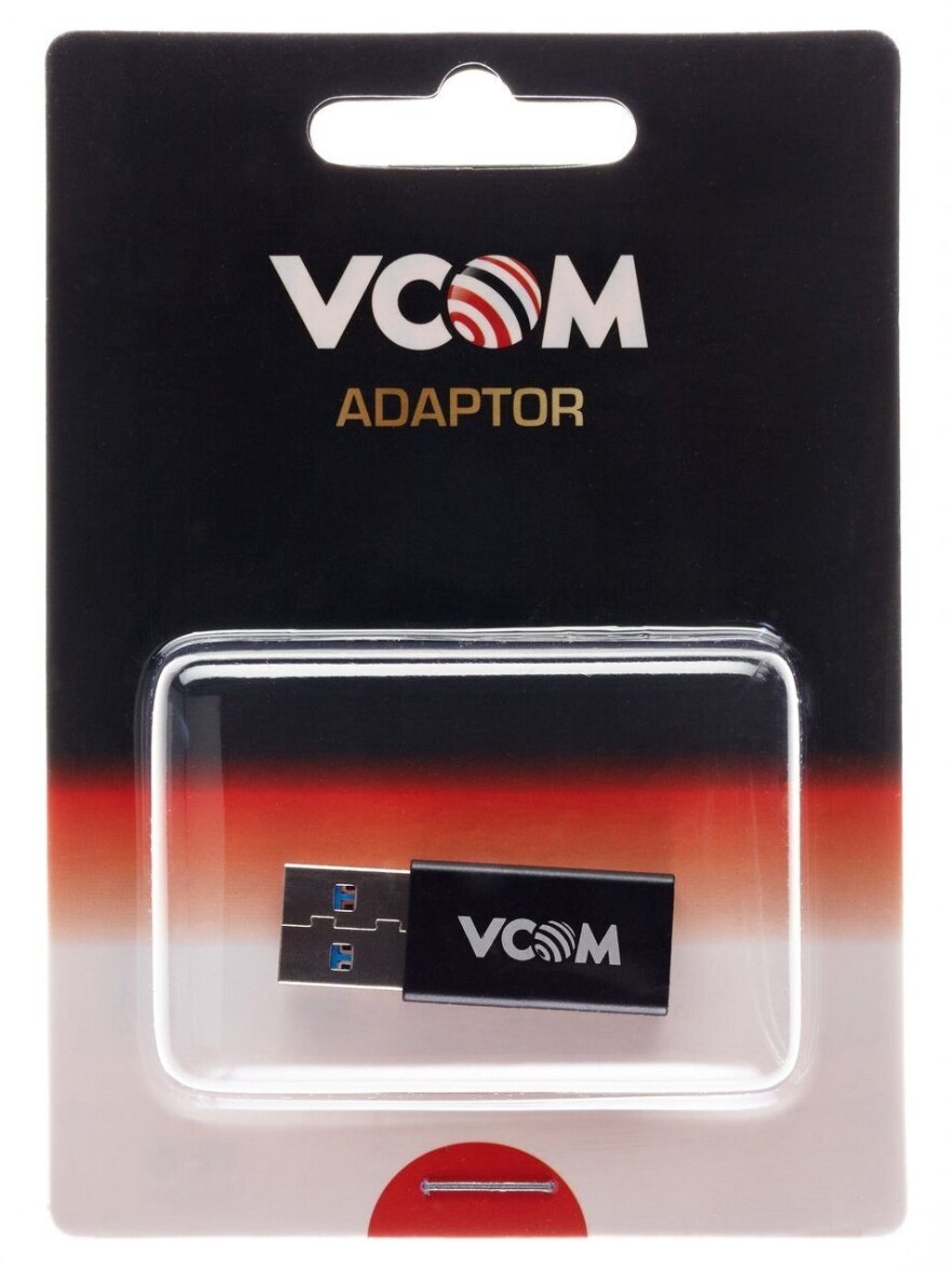 Адаптер Vcom USB3.0 TypeC (F) USB3.0 (M) (CA436M) — фото 1