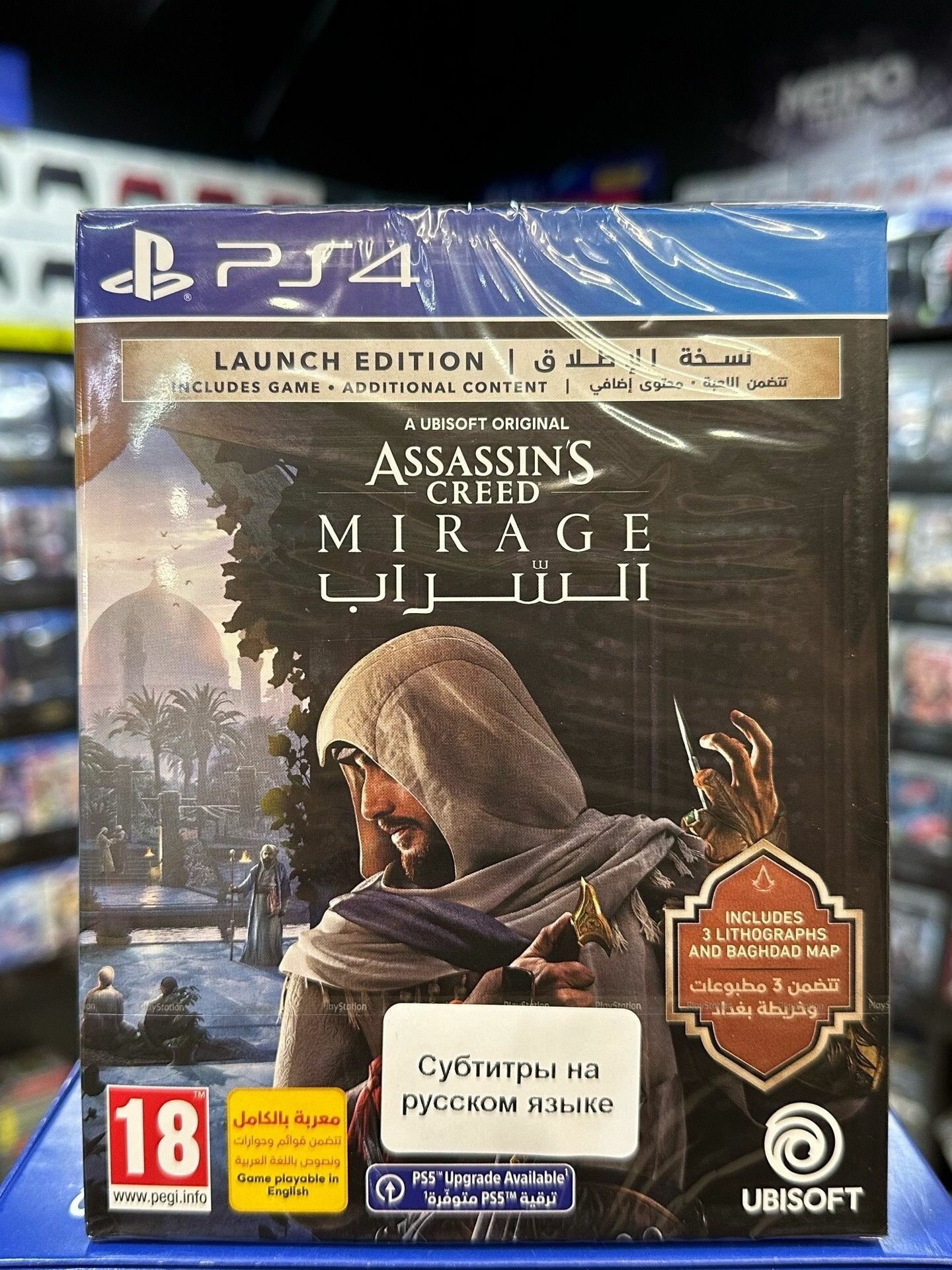 Игра Assassins Creed Mirage Launch Edition (Русские субтитры) PS4 (Box)