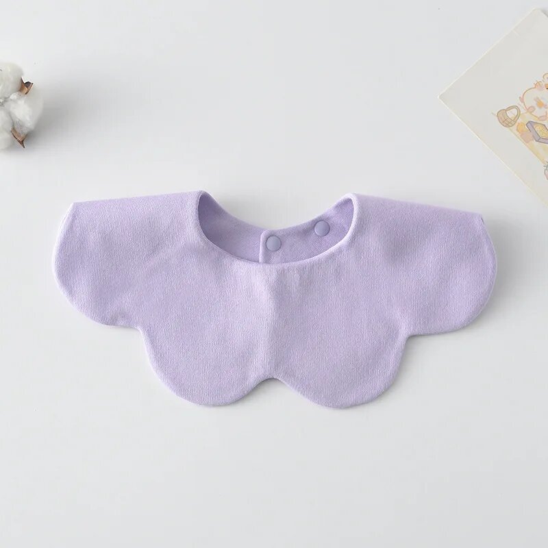 Хлопковый нагрудник Ayaco.Fan сиреневый, Taro purple