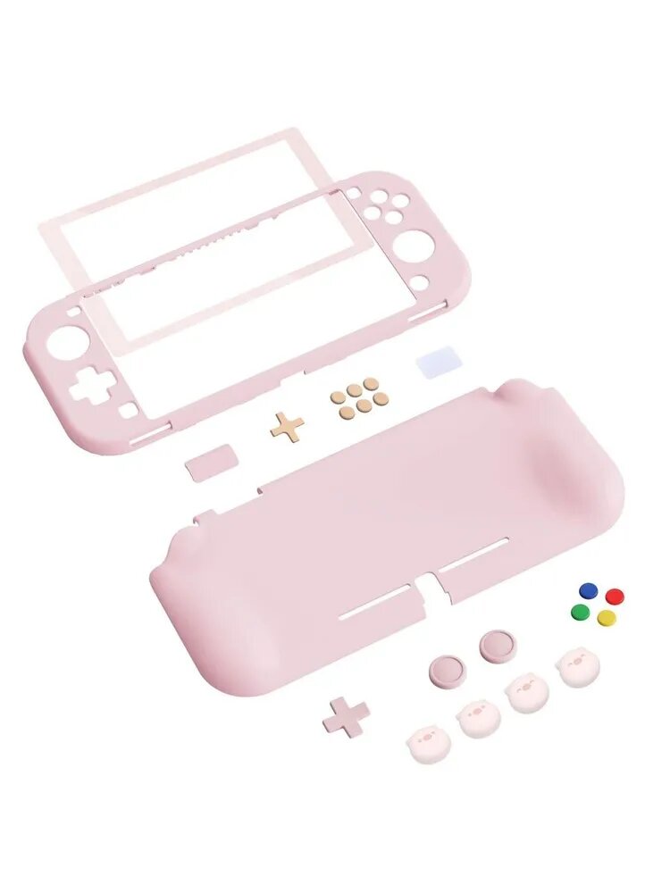 PlayVital Chubby Piggy защитный чехол для Nintendo Switch Lite с насадками на джойстик