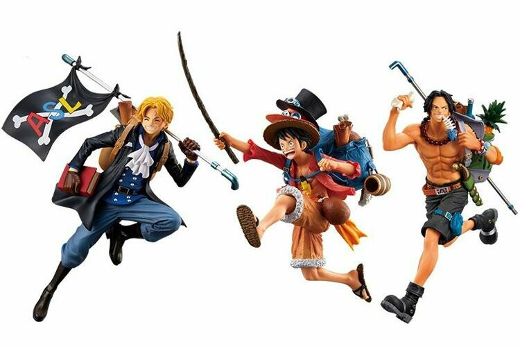 Фигурки унисекс BANPRESTO One Piece BWFC Сабо, Luffy & Sabo & Ester Special Color Clothing Sets