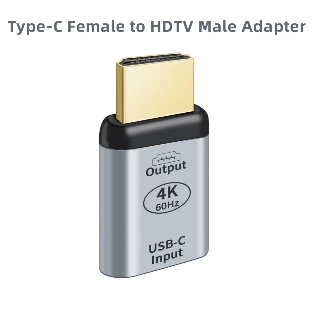 DIXSG Адаптер Type-C на DP/HDMI 4K60Гц Type-C-M-HDTV-G