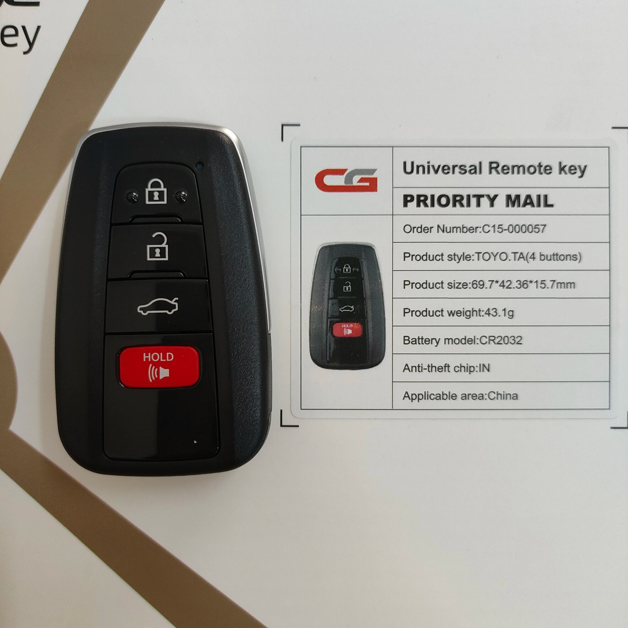 Программатор ключей CGDI K2 2026: Генератор ключей, инструмент для смарт-ключей, C15-57 1pc