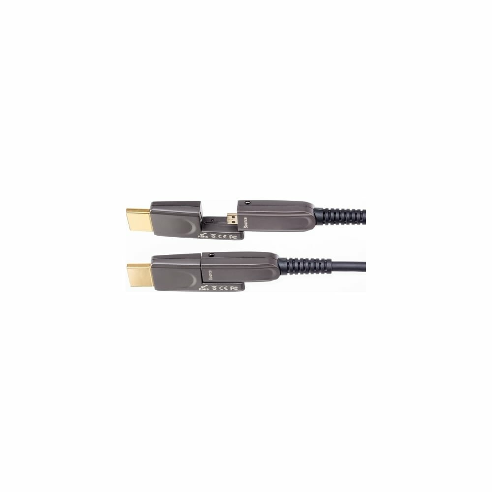 Видео кабель Eagle Cable Profi Micro HDMI 2.0 LWL 18Gbps D>A 10,0 м 3132431010 — фото 1