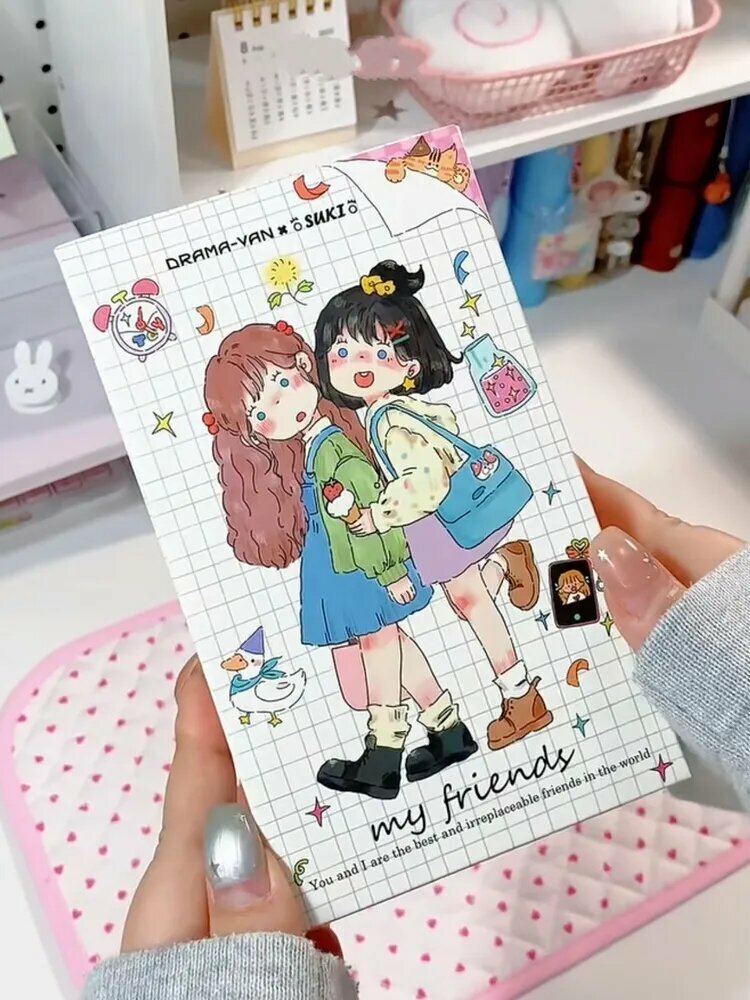 SUKI MYFRIENDS Series Figures аниме фигурки, Коллекционная фигурка Слепая коробка