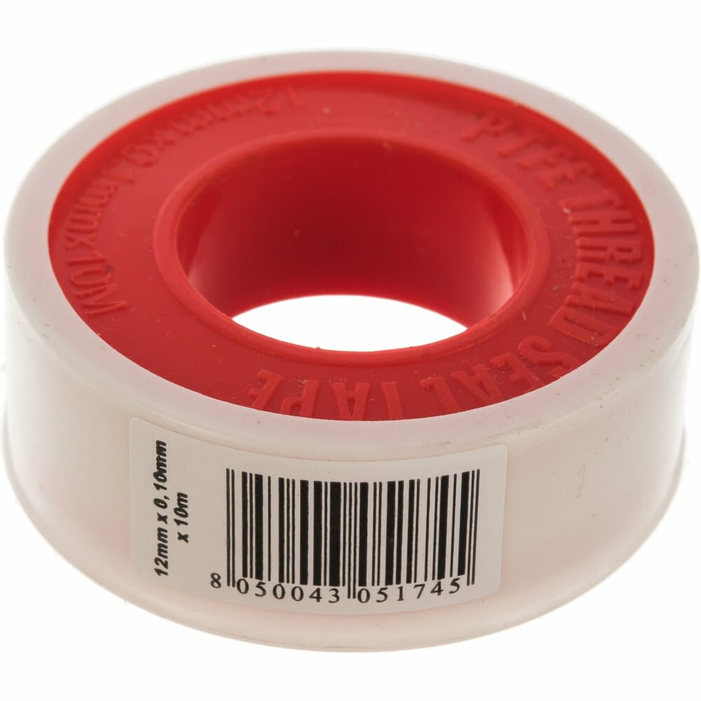 Лента-фум 12ммх0,1ммх10м Valtec VT. PTFE.0.121010 74787 — фото 1
