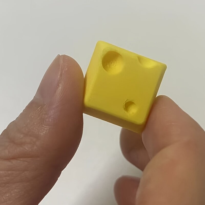 Желтый кейкап в форме сыра, 3D-печать PLA, для механической клавиатуры, 1 шт.