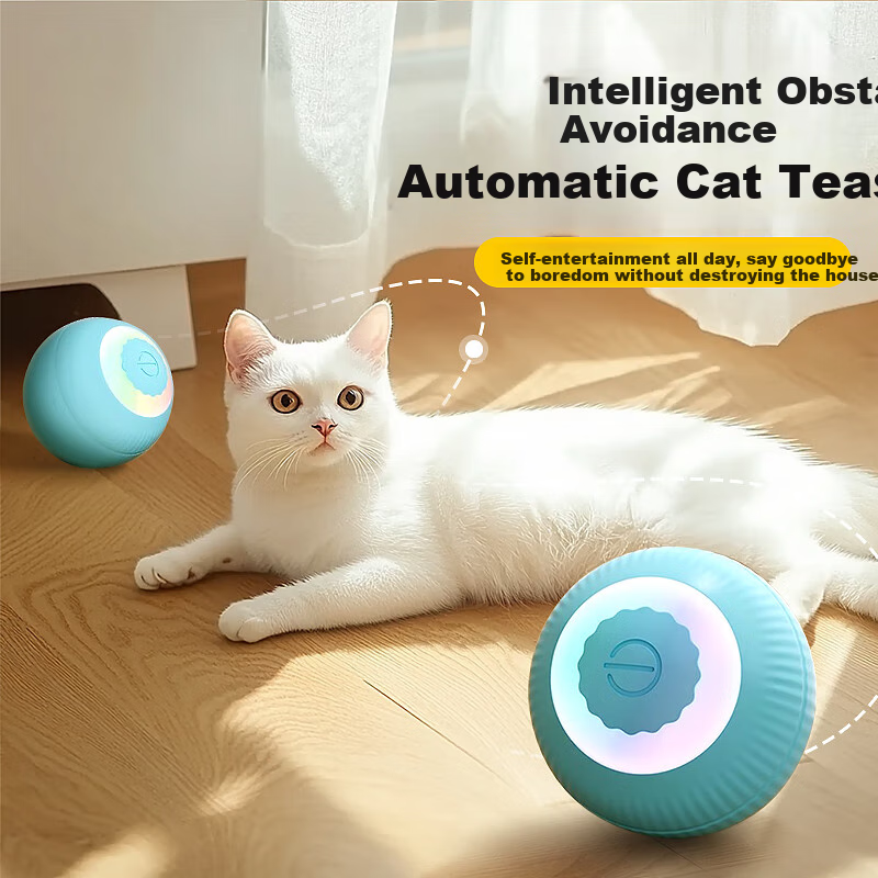 HELLOJOY Умная сенсорная игрушка для кошек Автоматическая интерактивная шаровая игрушка тихая игра против скуки для
