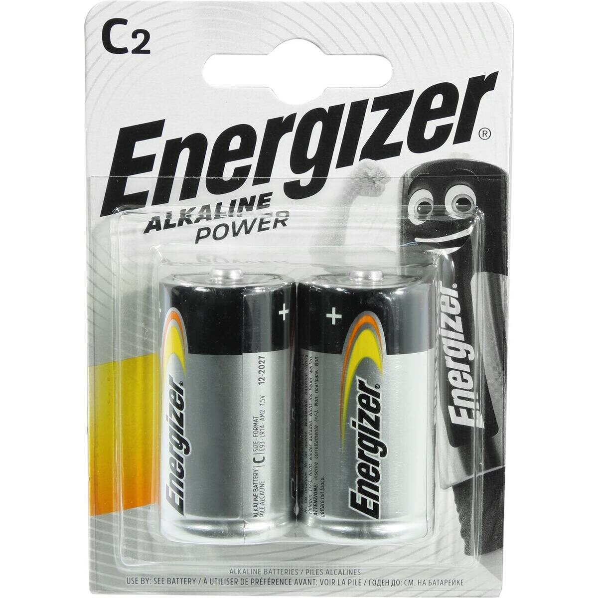 Energizer 297324 (LR14) Size "C", 1.5V, щелочной (alkaline) уп. 2 шт