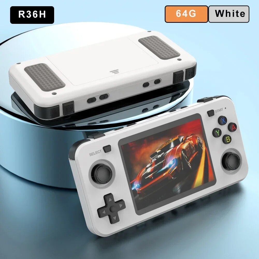 R36H Портативная Игровая Консоль R36H White 64G