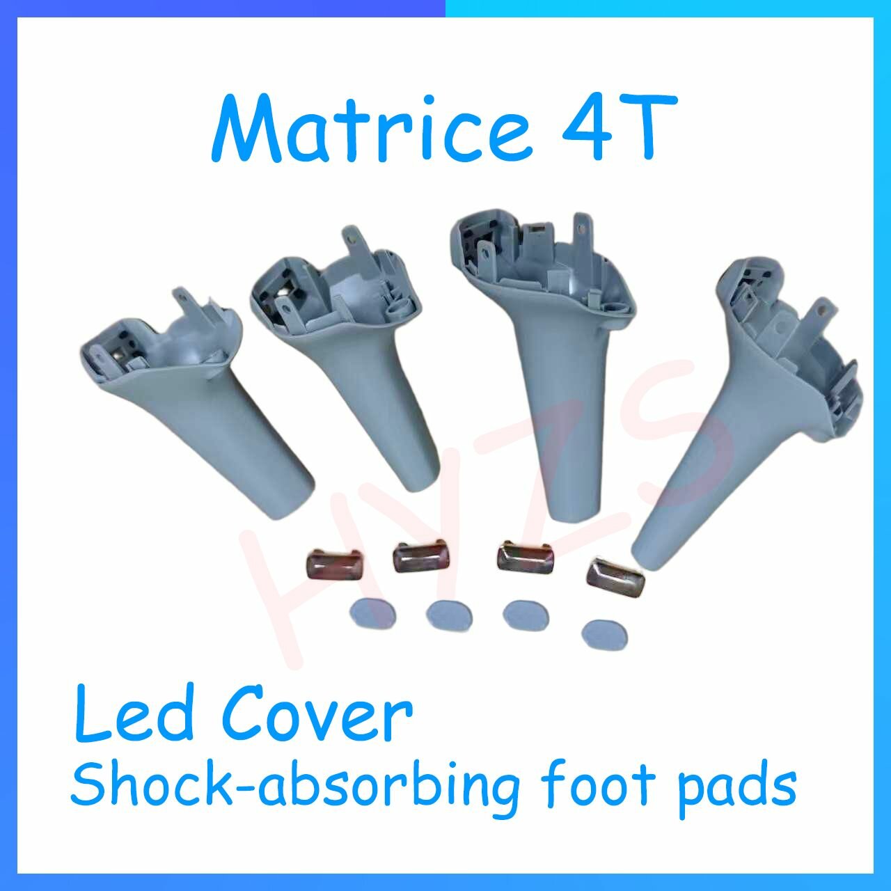 Запасной комплект опор и плафонов с силиконовыми накладками для Matrice 4T