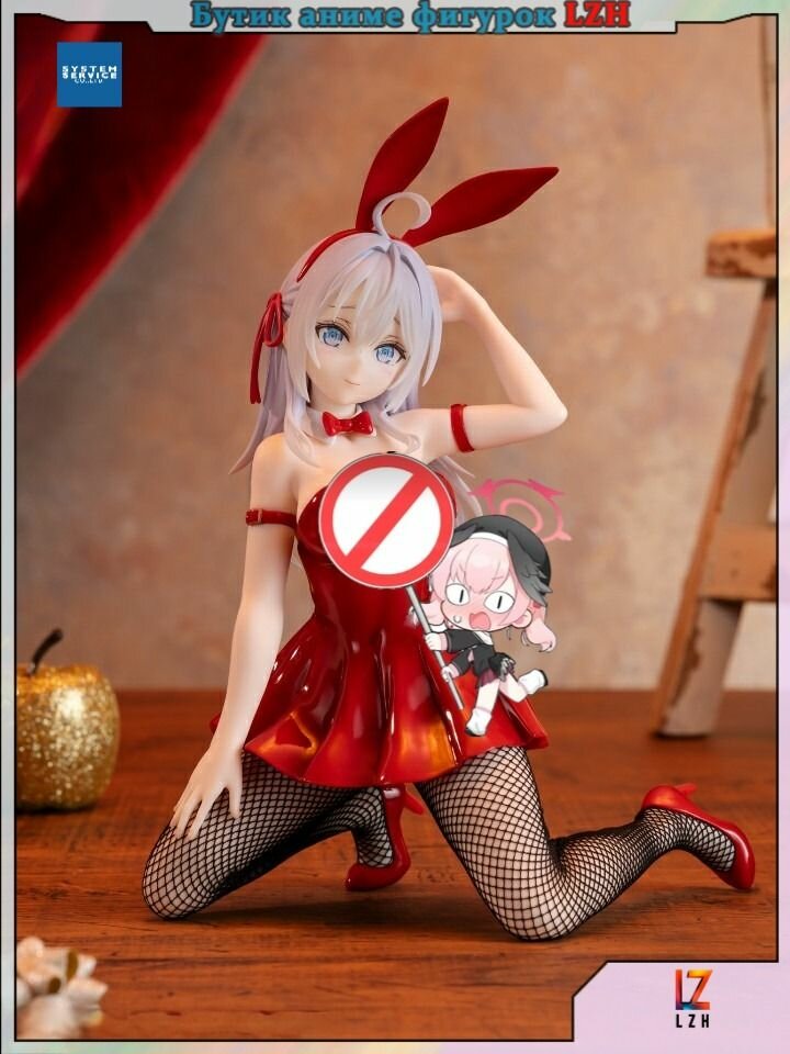 Аниме фигурка System Service One Seventh Carat Эйли (Alisa)Bunny Girl 17CM (LZH)