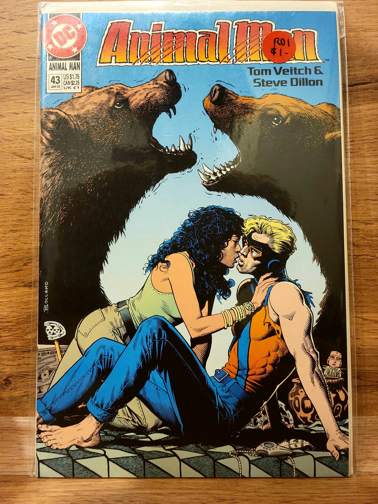 Ретро Комикс Animal Man #43. 1992 Год. Оригинал!