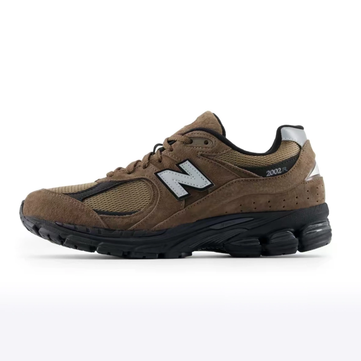 Кроссовки New Balance 2002R Brown Mushroom Black