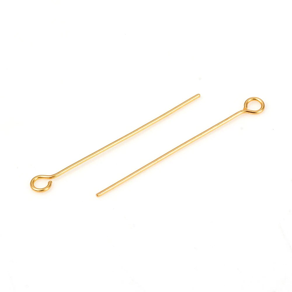 Штифты-кольца из нержавеющей стали для рукоделия 50 шт. 30mm
