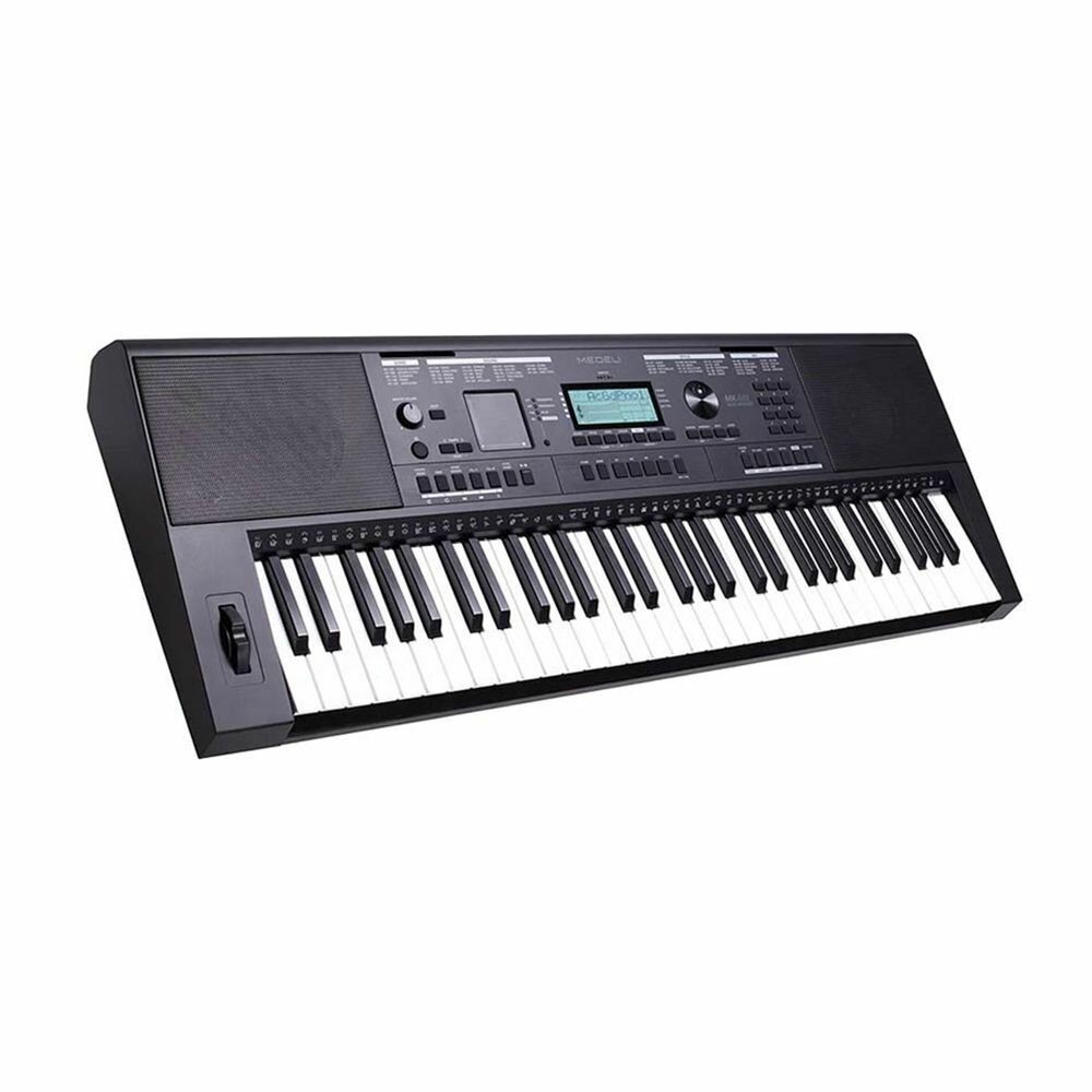 Medeli MK401 Cинтезатор, 61 клавиша, 600+5 голосов, 200 стилей, полифония 64, цвет - черный MK401