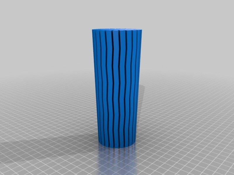 Ваза декоративная дизайнерская, 3D-печать, 3DOPRU арт. VASE-PR-104589