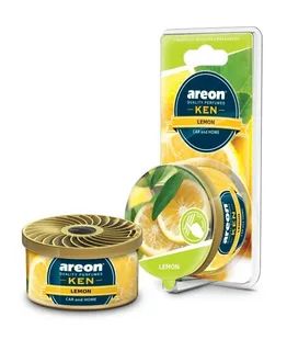Ароматизатор воздуха на панель приборов AREON GEL KEN LEMON жестяная банка BLISTER