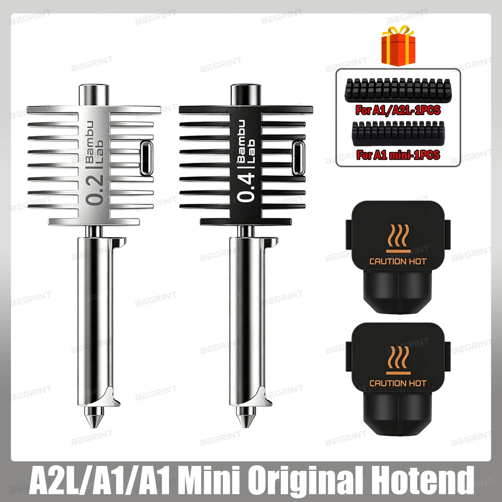 Хотэнд Bambu Lab A2L/A1/A1 Mini, Ss0.2-Hs0.4