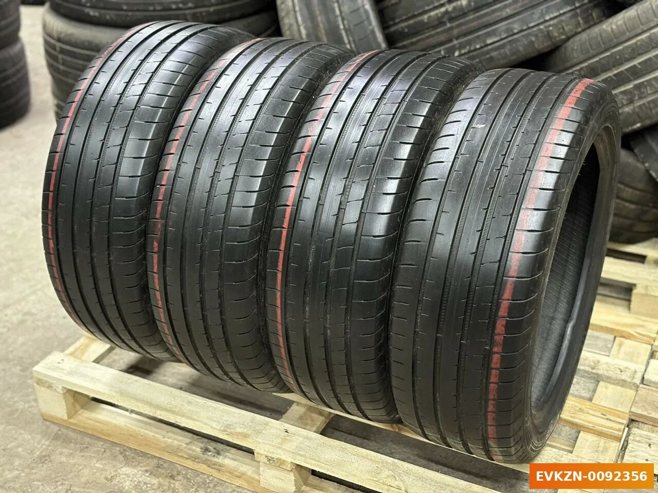 Комплект (4 шт) летних БУ шин Goodyear Eagle F1 Asymmetric 3 235/45 R20 30% износ 4536313196