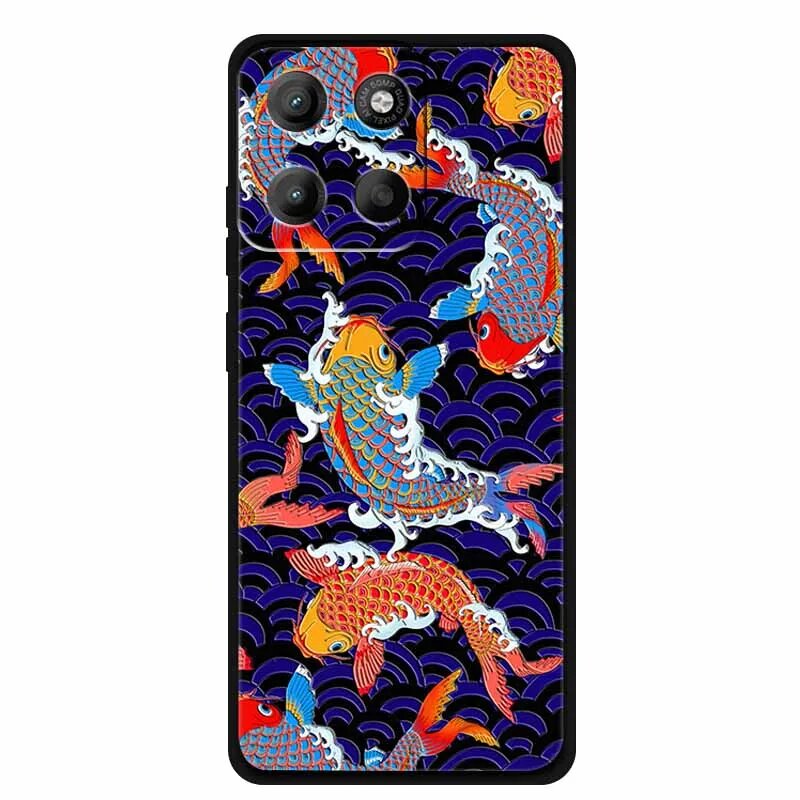 Чехол с 3D тиснением для Motorola G67 Power, чехол для телефона с Picture 18, For Moto G57 Power