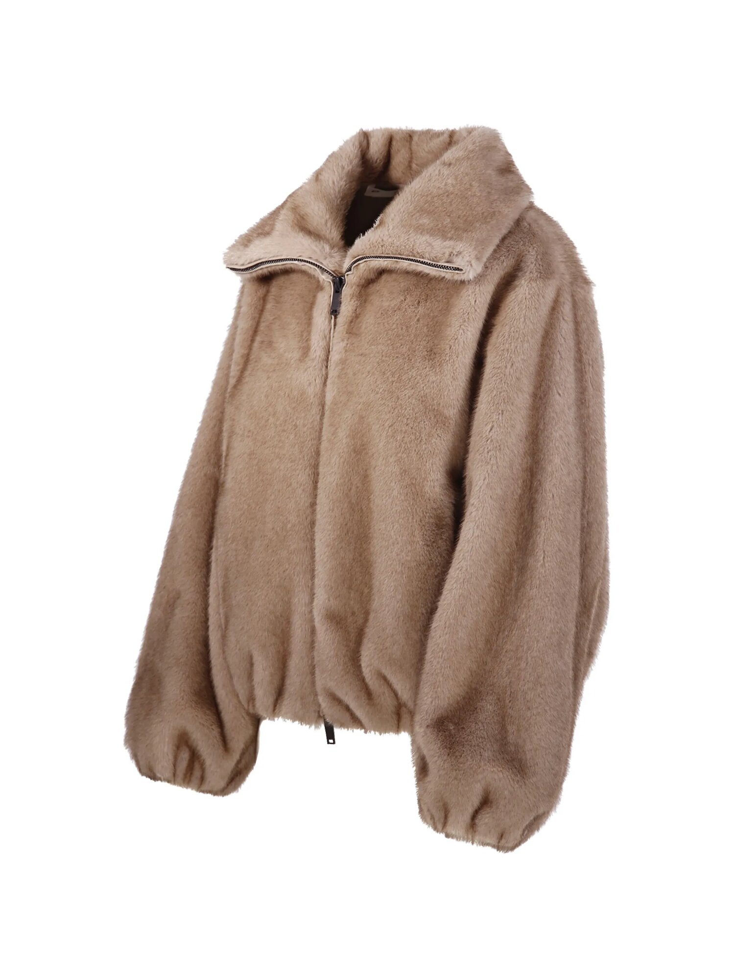 Куртка P.A.R.O.S.H. Faux-fur zip-up jacket, размер 42 — фото 1